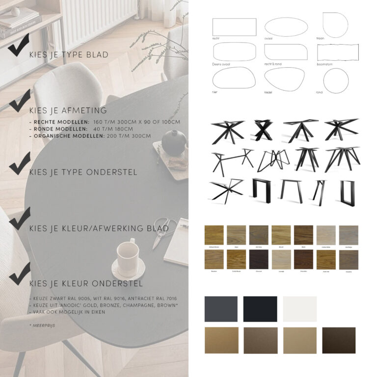 Tafels | Inspiratie en advies in de showroom